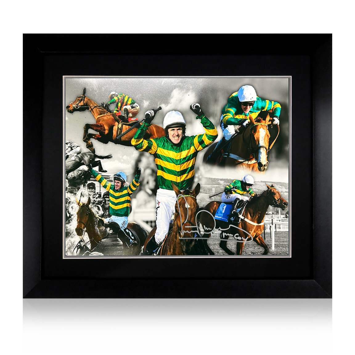 AP McCoy Signed Montage Deluxe Framed Mount – The Fan Cave Memorabilia