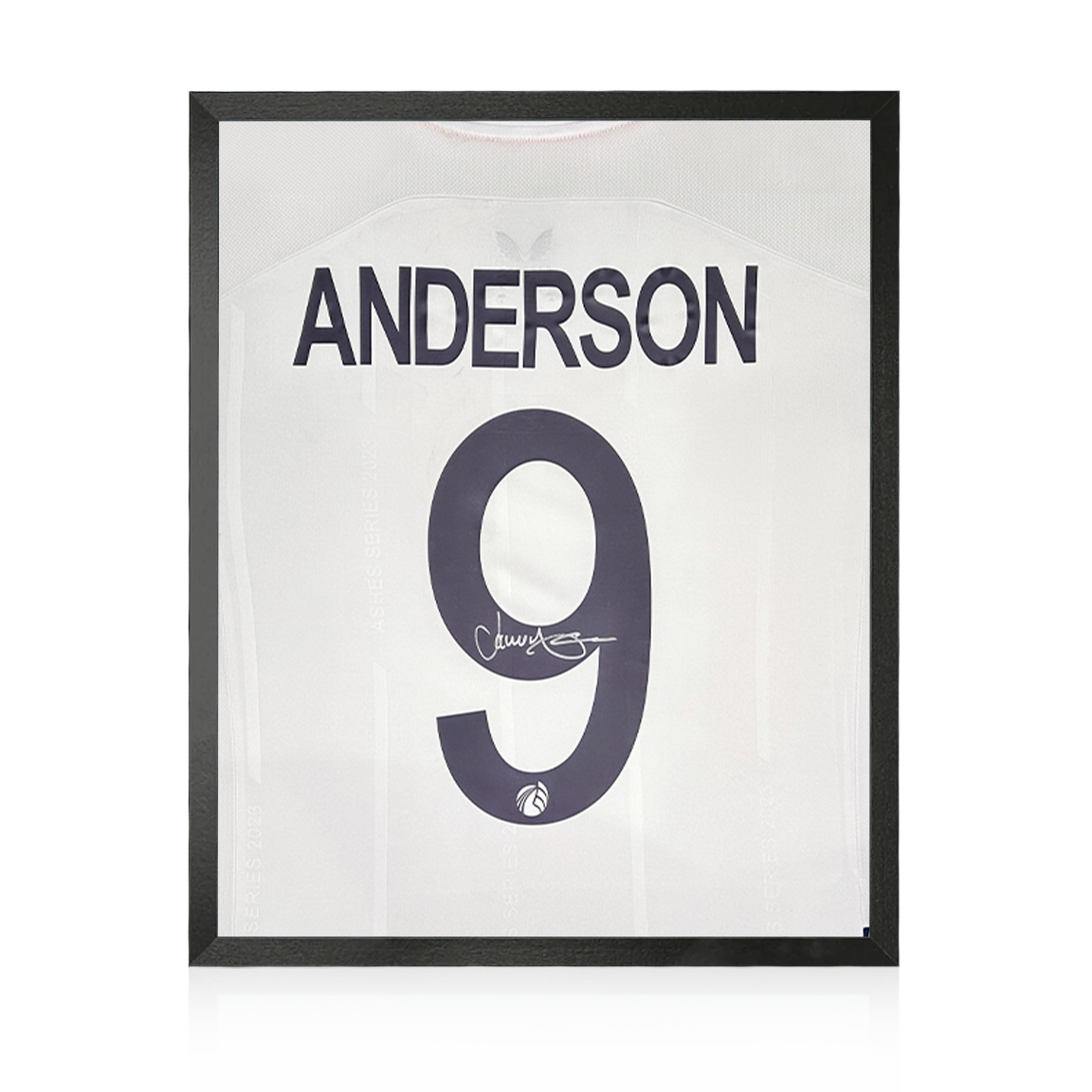 Weekly Auction: James Anderson Signed England Test Shirt Compact Displ ...