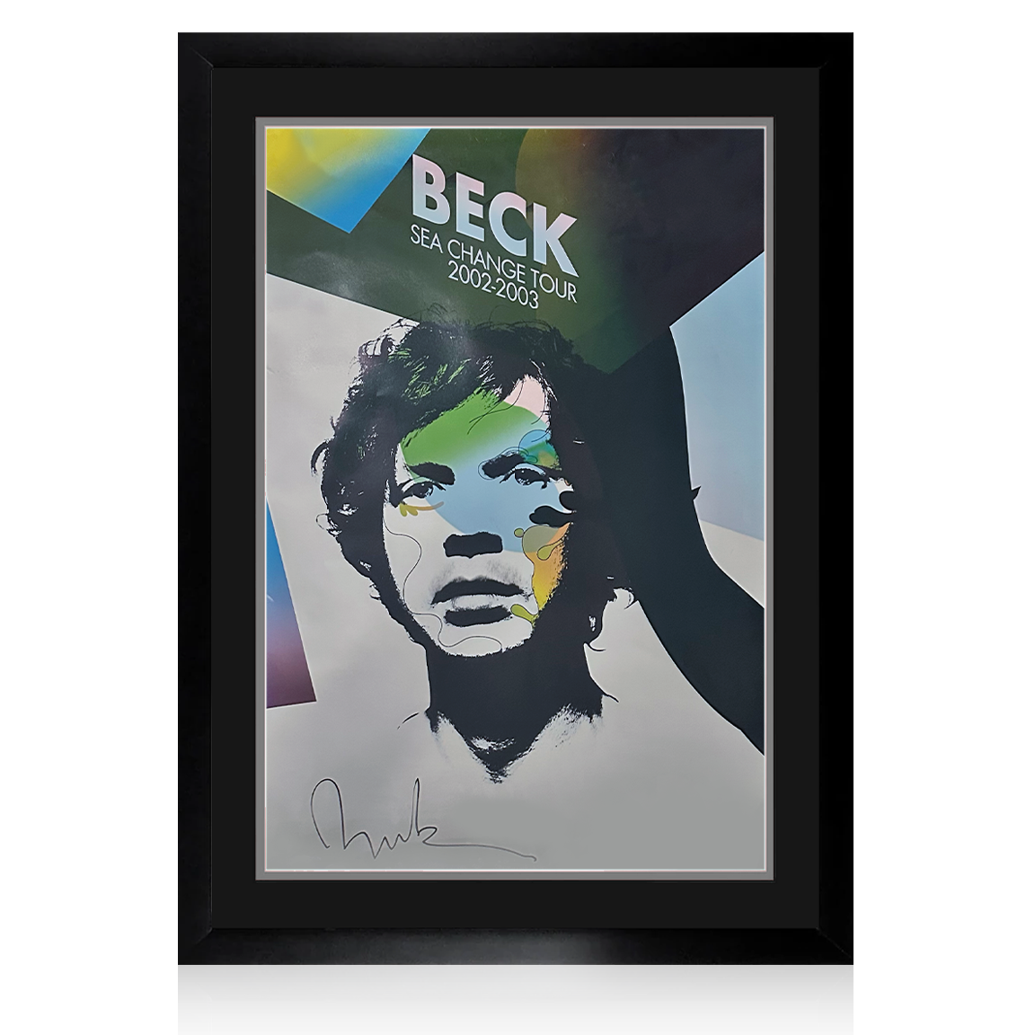 Beck Signed Deluxe Mount Display – The Fan Cave Memorabilia