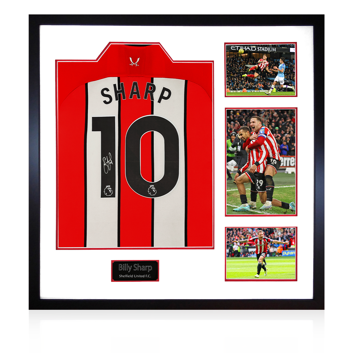 Billy Sharp Signed Sheffield United 23/24 Shirt Elite Frame – The Fan ...