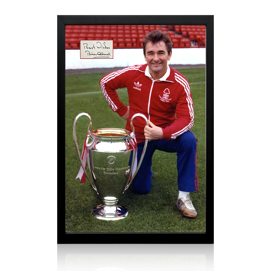 Brian Clough Signed Nottingham Forest #3 Iconic Frame – The Fan Cave ...
