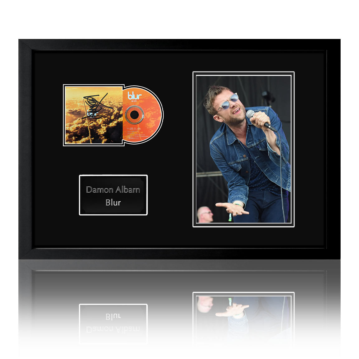 Damon Albarn Signed "Blur" CD Cover Iconic Frame – The Fan Cave Memorabilia