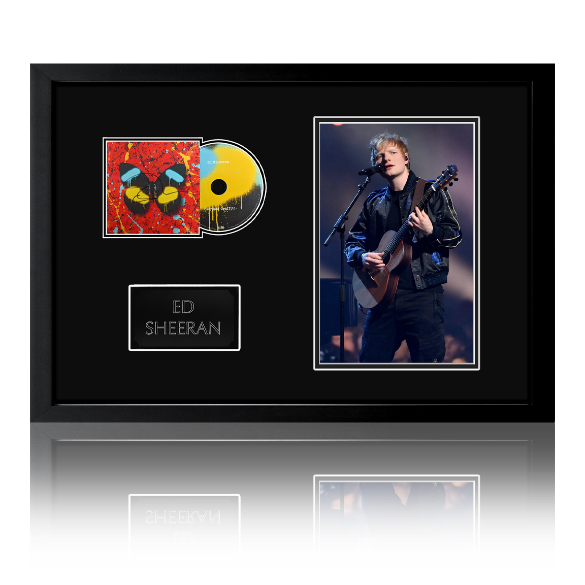 Ed Sheeran Signed CD Cover Iconic Frame – The Fan Cave Memorabilia