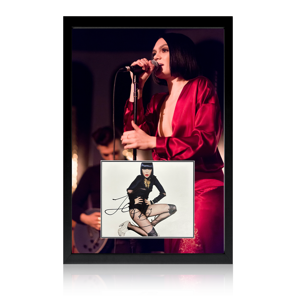 Jessie J Signed Image Iconic Frame – The Fan Cave Memorabilia