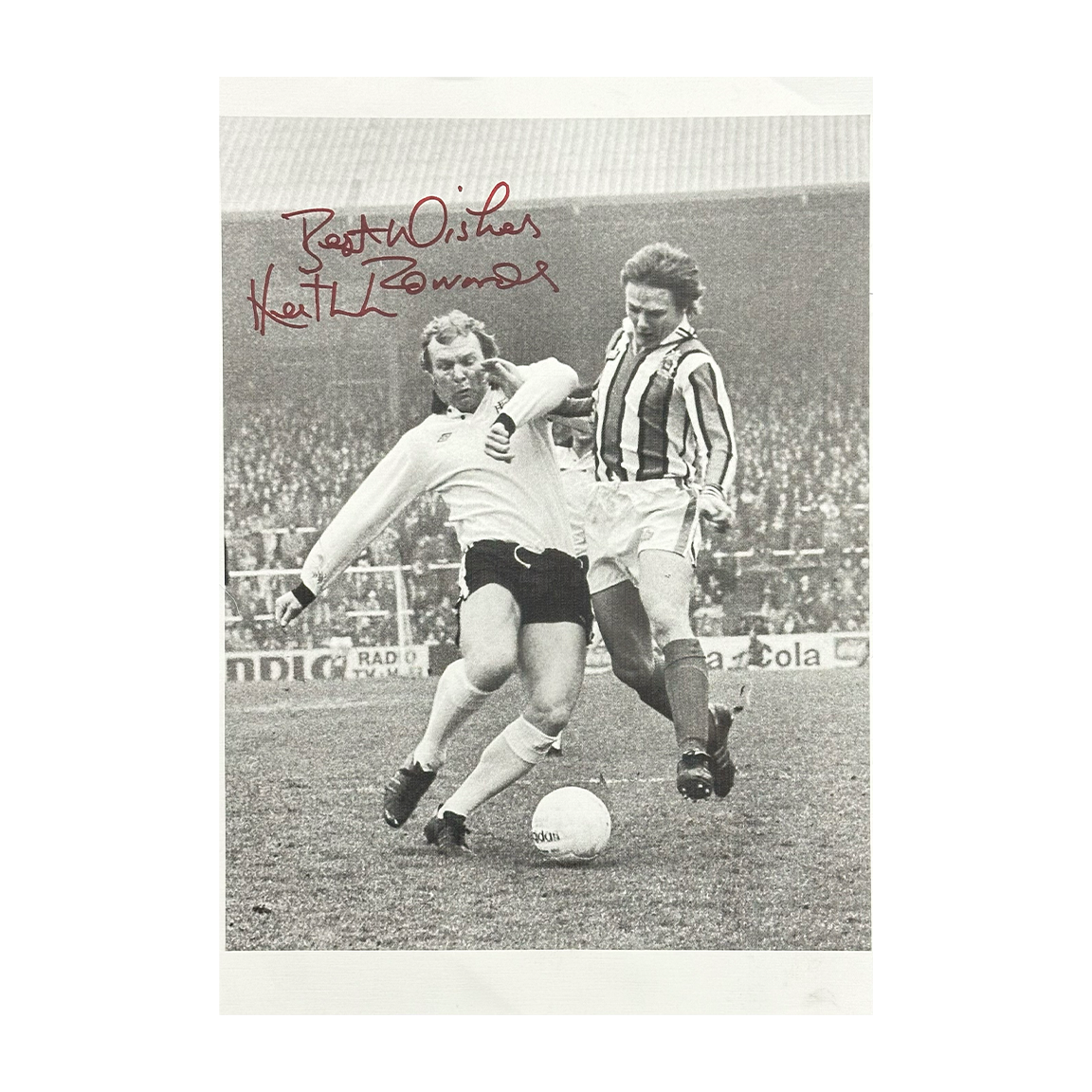 Keith Edwards Signed Sheffield United 10x8 Image – The Fan Cave Memorabilia