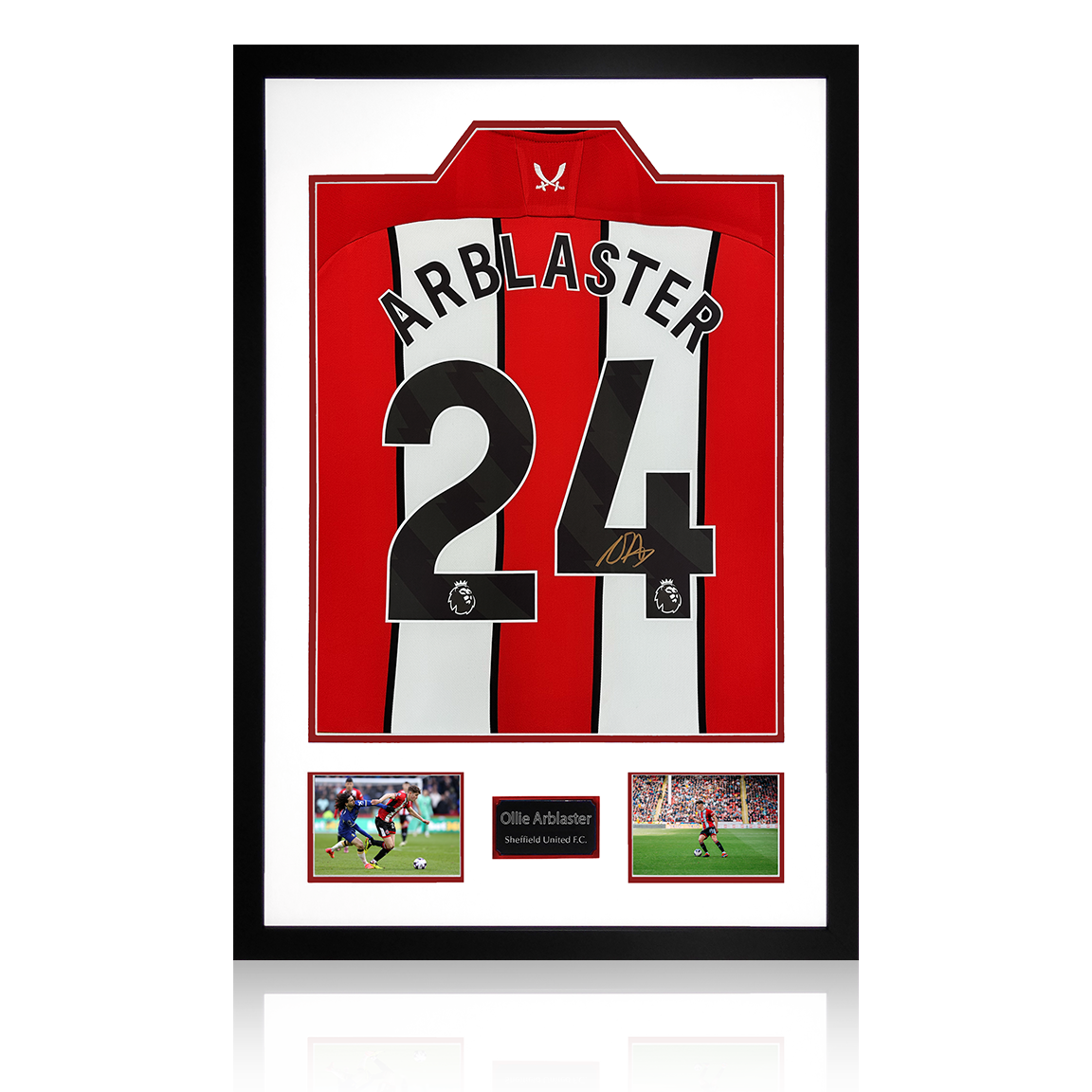 Ollie Arblaster Signed Sheffield United 23/24 Shirt Premium Frame – The ...