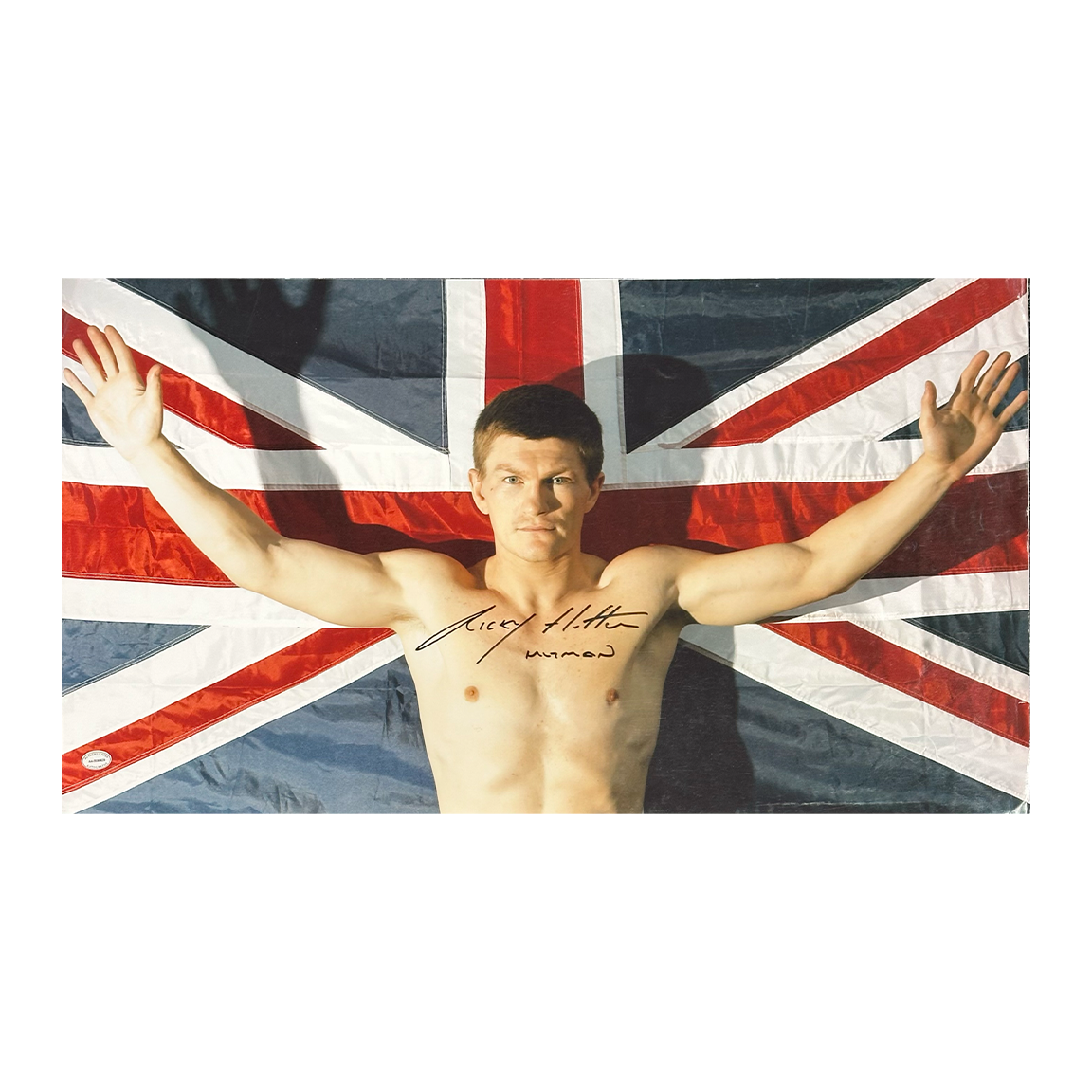 Ricky Hatton Signed 18x10 Image – The Fan Cave Memorabilia