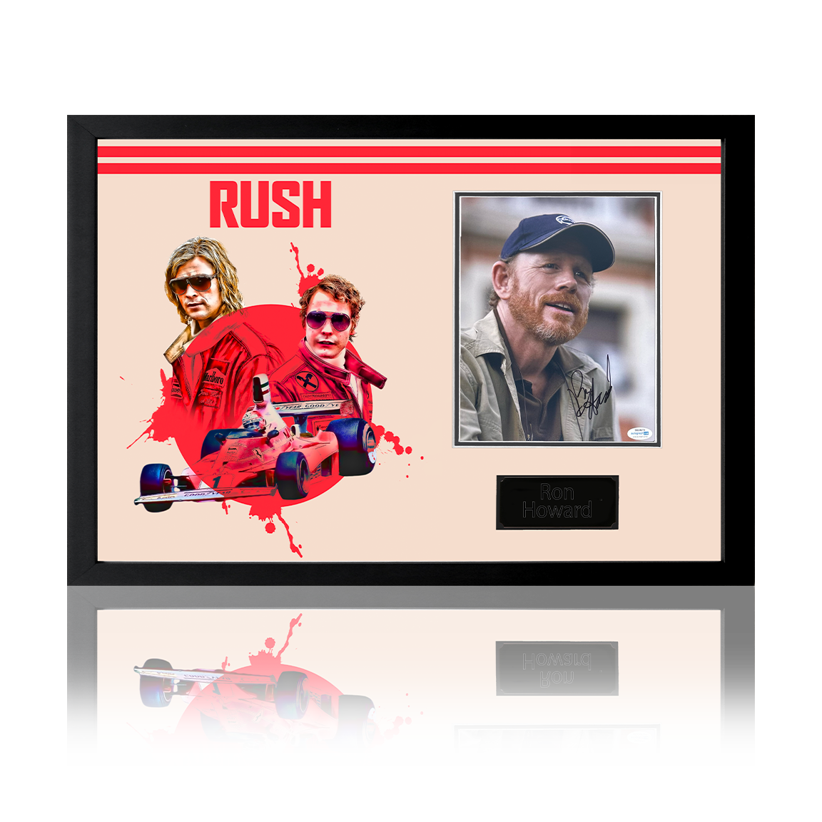 Ron Howard Signed Rush Display (ACOA) – The Fan Cave Memorabilia