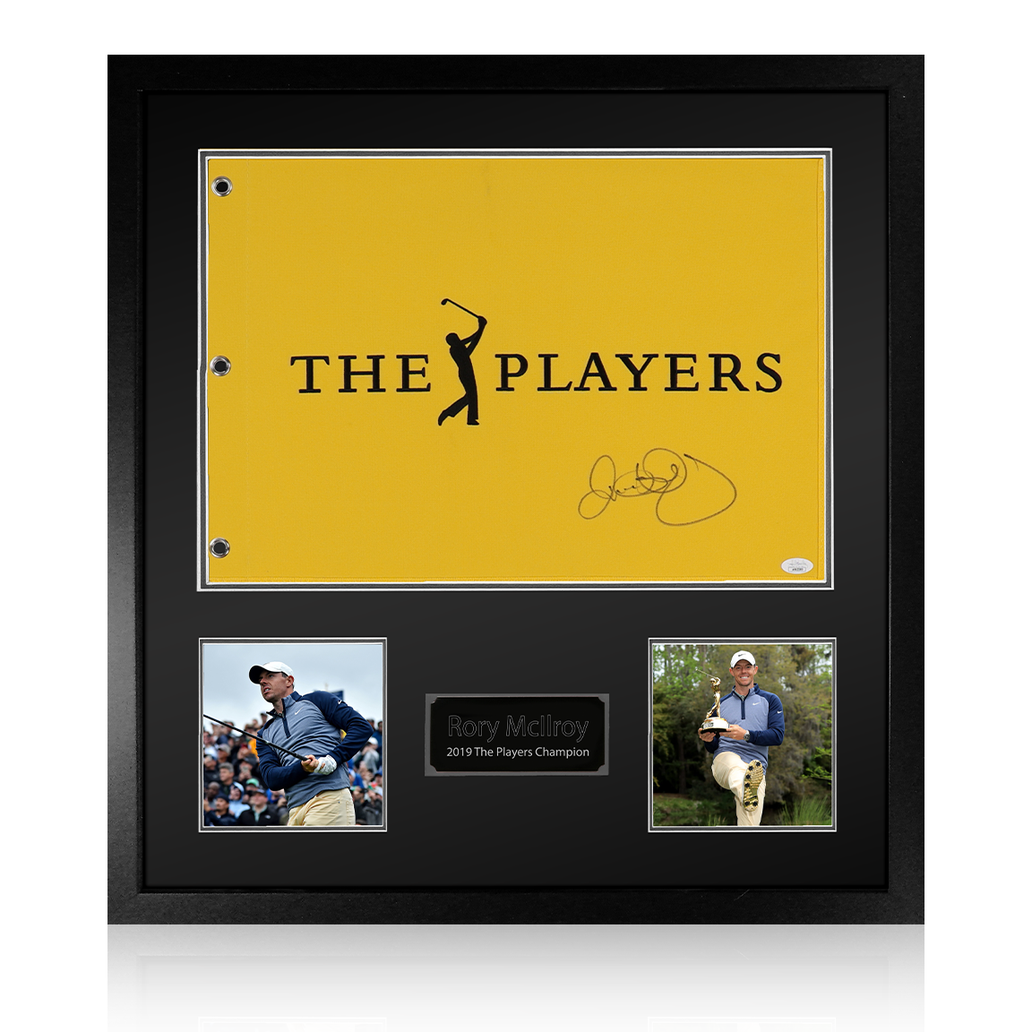 Rory McIlroy Signed The Players Tournament Pin Flag Display (JSA) – The ...