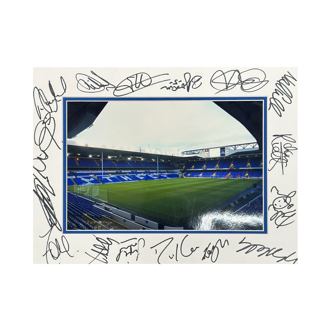 Tottenham Hotspur 03/04 Mounted Signed By 17 #5 – The Fan Cave Memorabilia