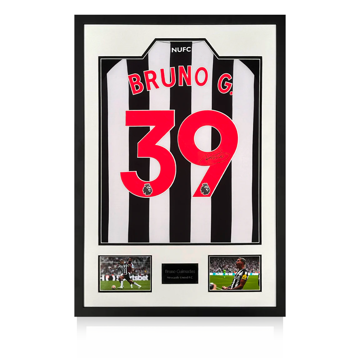Bruno Guimarães Signed Newcastle United 23-24 Shirt Premium Frame – The ...