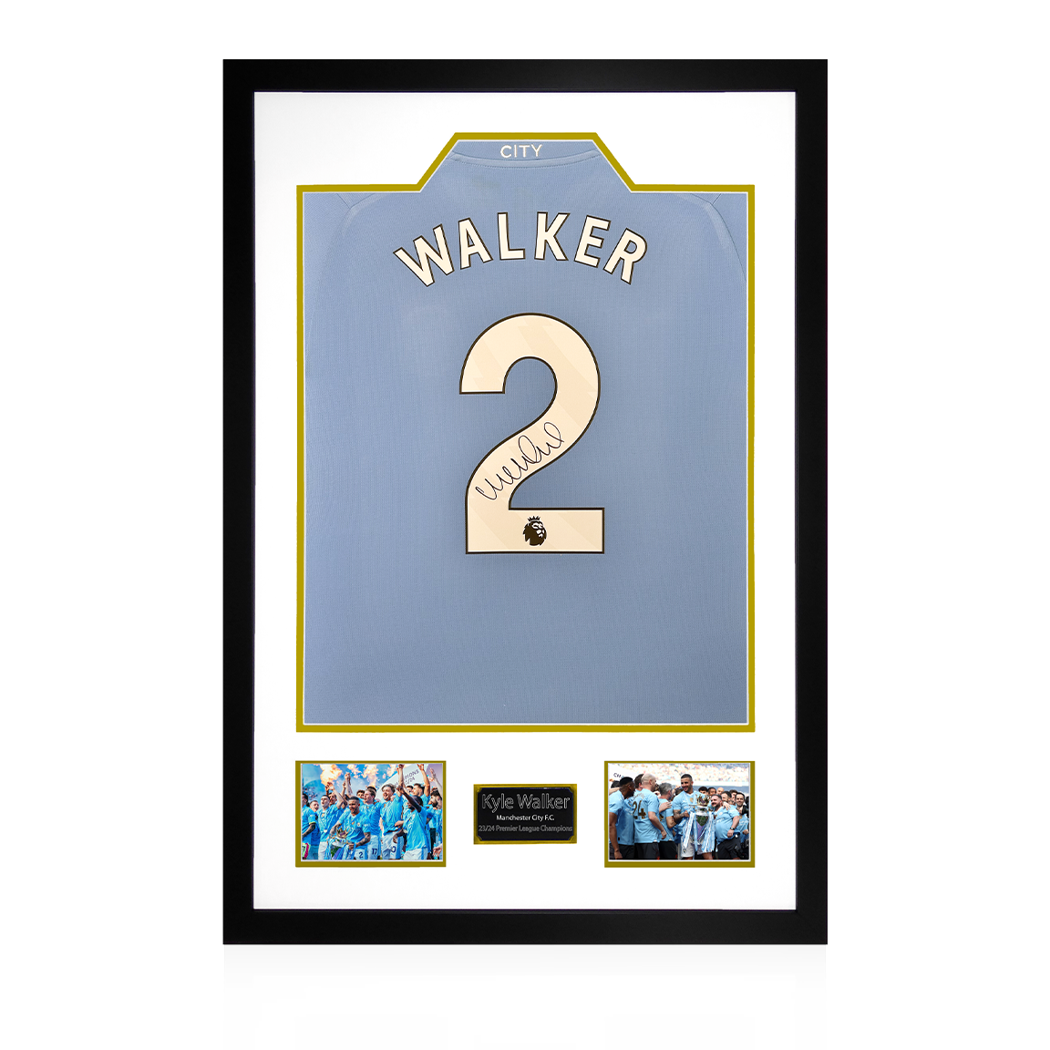 Kyle Walker Signed Manchester City 23/24 Premier League Champions Shir ...