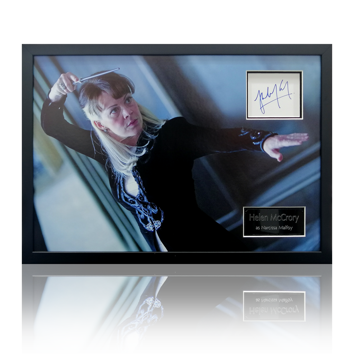 Helen McCrory Signed Narcissa Malfoy Harry Potter Iconic Frame – The ...