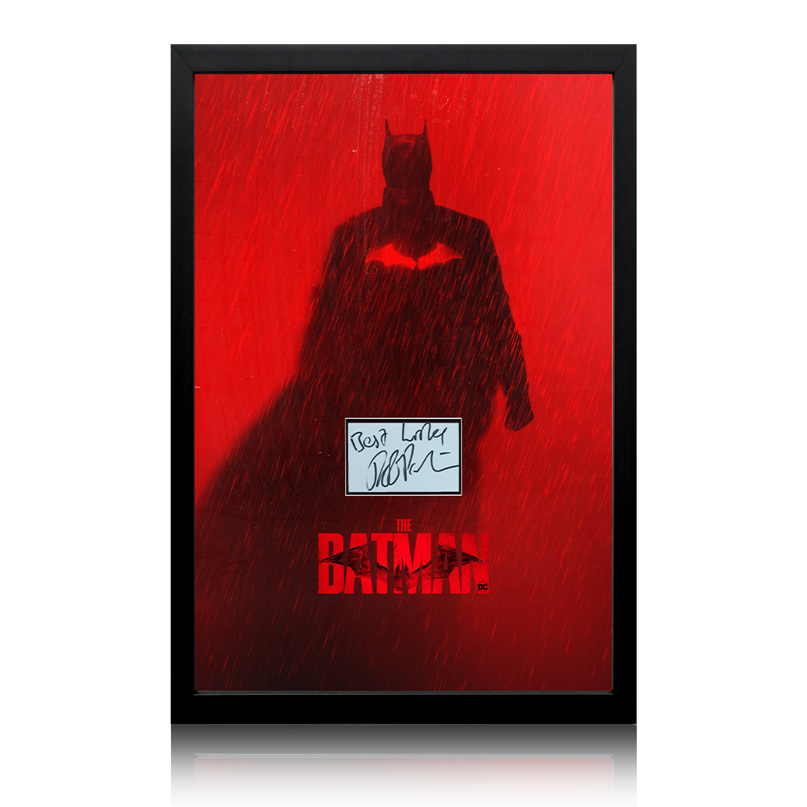 Robert Pattinson Signed Batman Display ACOA – The Fan Cave Memorabilia