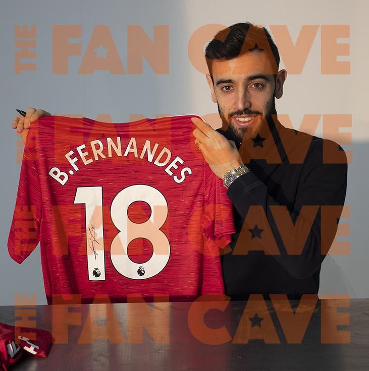Bruno Fernandes Signed 20/21 Man Utd Shirt – The Fan Cave Memorabilia